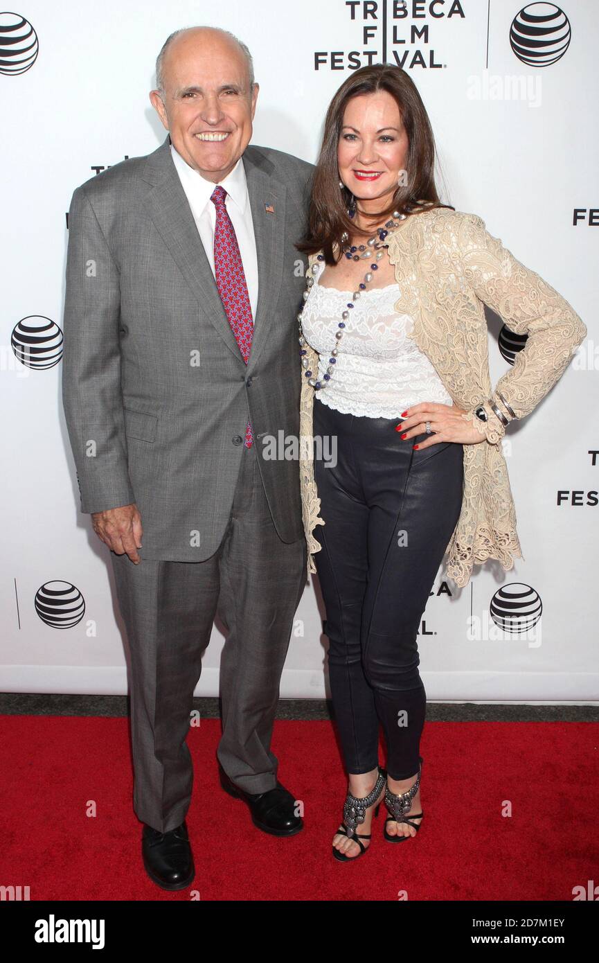 Rudolph "Rudy" Giuliani and wife Judith Nathan Giuliani attend the ...