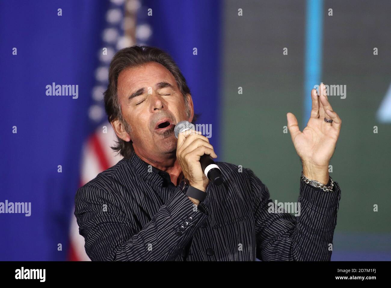 Raleigh, North Carolina, USA. 22nd Oct, 2020. JONATHAN CAIN, singer ...