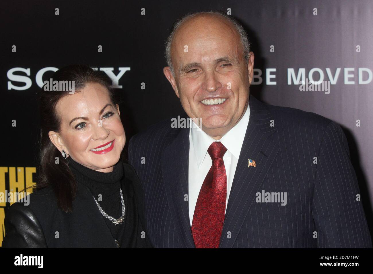 Rudy Giuliani and wife Judith Nathan Giuliani attend the world premiere ...