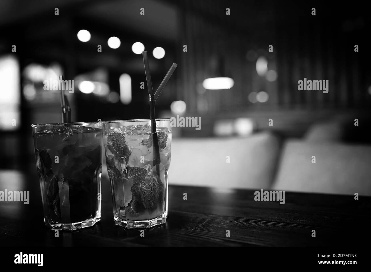 A table in a cafe objects Stock Photo - Alamy