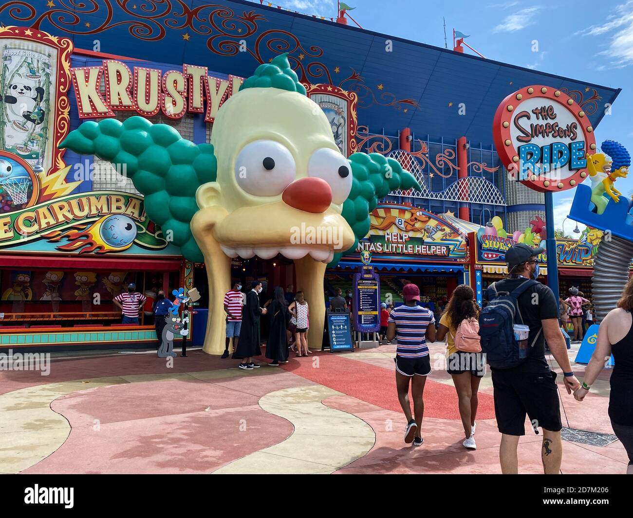 Krustyland attraction universal studios in hi-res stock photography and ...