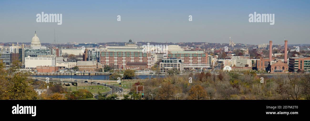 View of Washington DC from southeast of the Capitol. Photo by Liz Roll ...