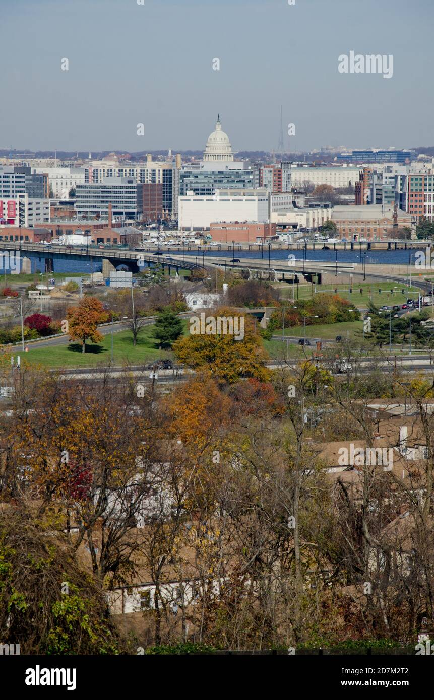 View of Washington DC from southeast of the Capitol. Photo by Liz Roll ...