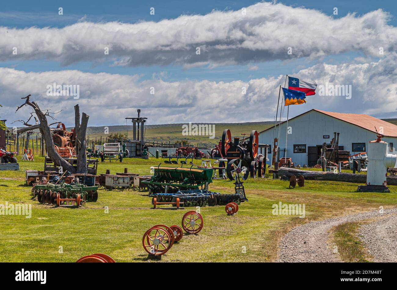 Riesco Island, Chile - December 12, 2008: Posada Estancia Rio Verde ...