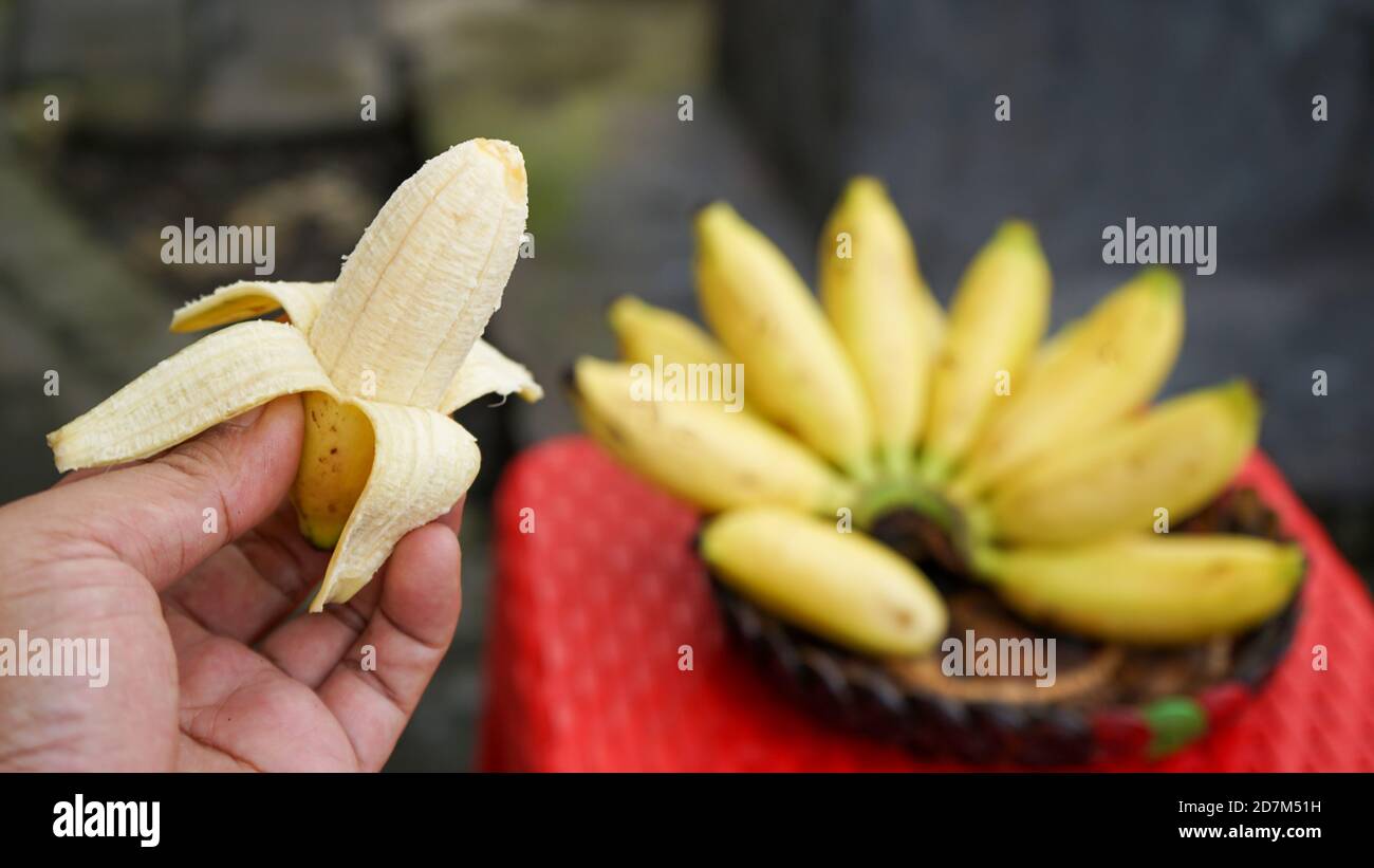 Whole big ripe banana hi-res stock photography and images - Alamy