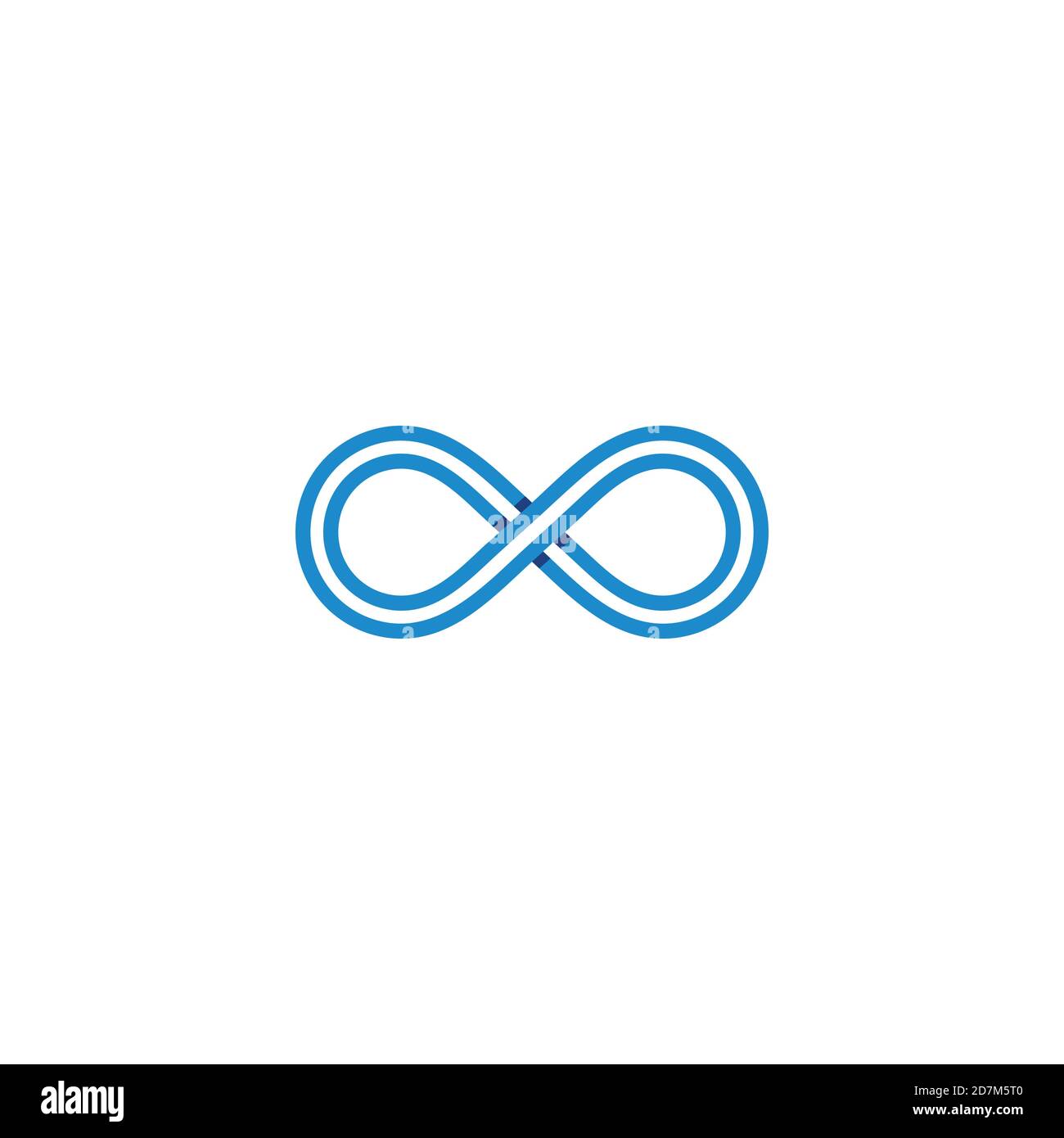 infinity shadow overlapping line colorful design logo vector Stock ...