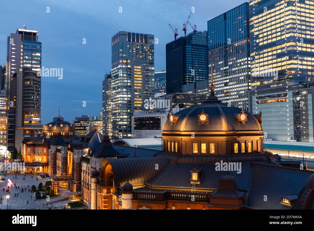 Tokyo station aerial hi-res stock photography and images - Alamy