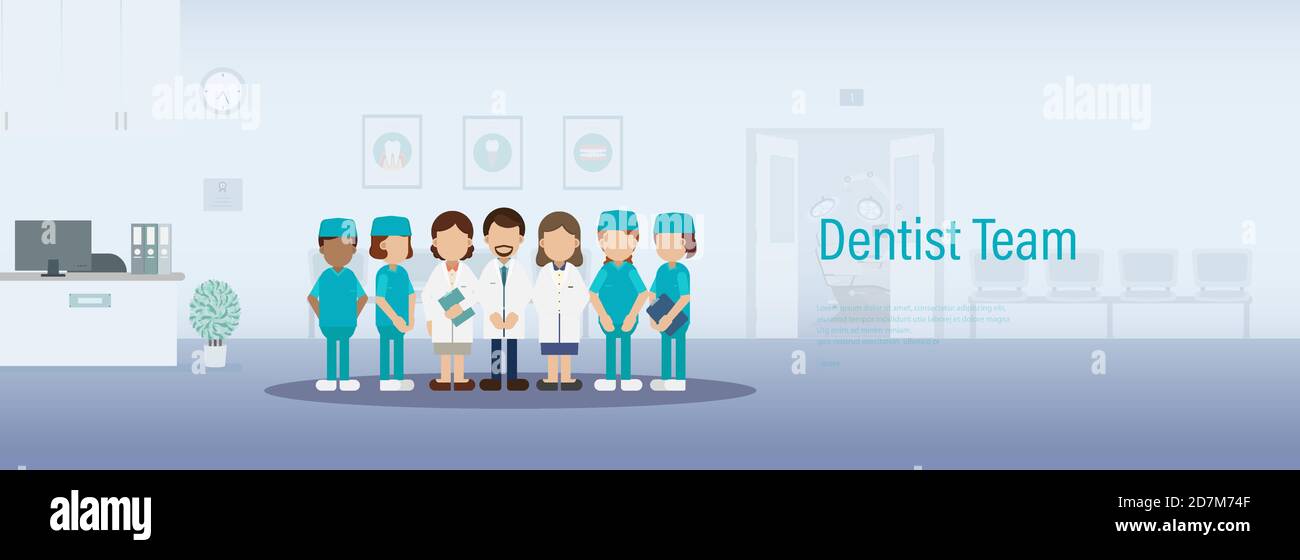 Medical staff in office Stock Vector Images - Alamy