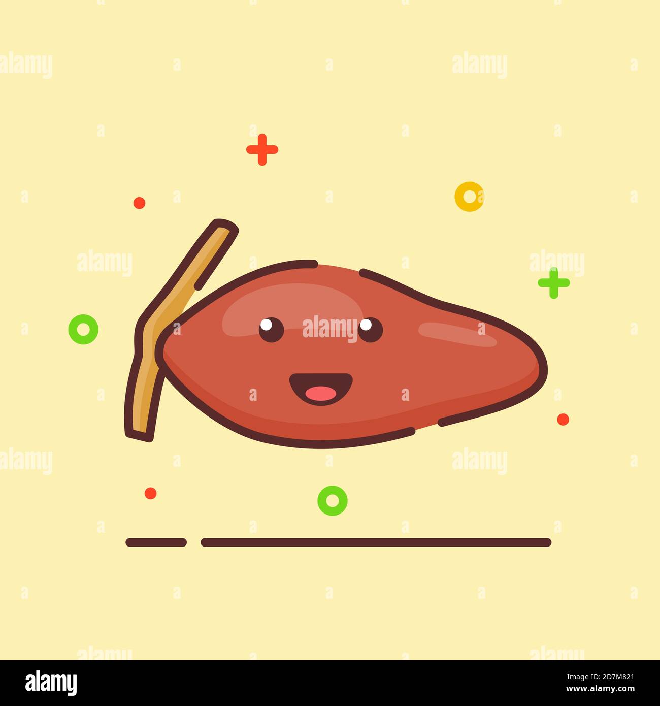 Date fruit cute mascot face emotion happy fruit with color flat cartoon ...