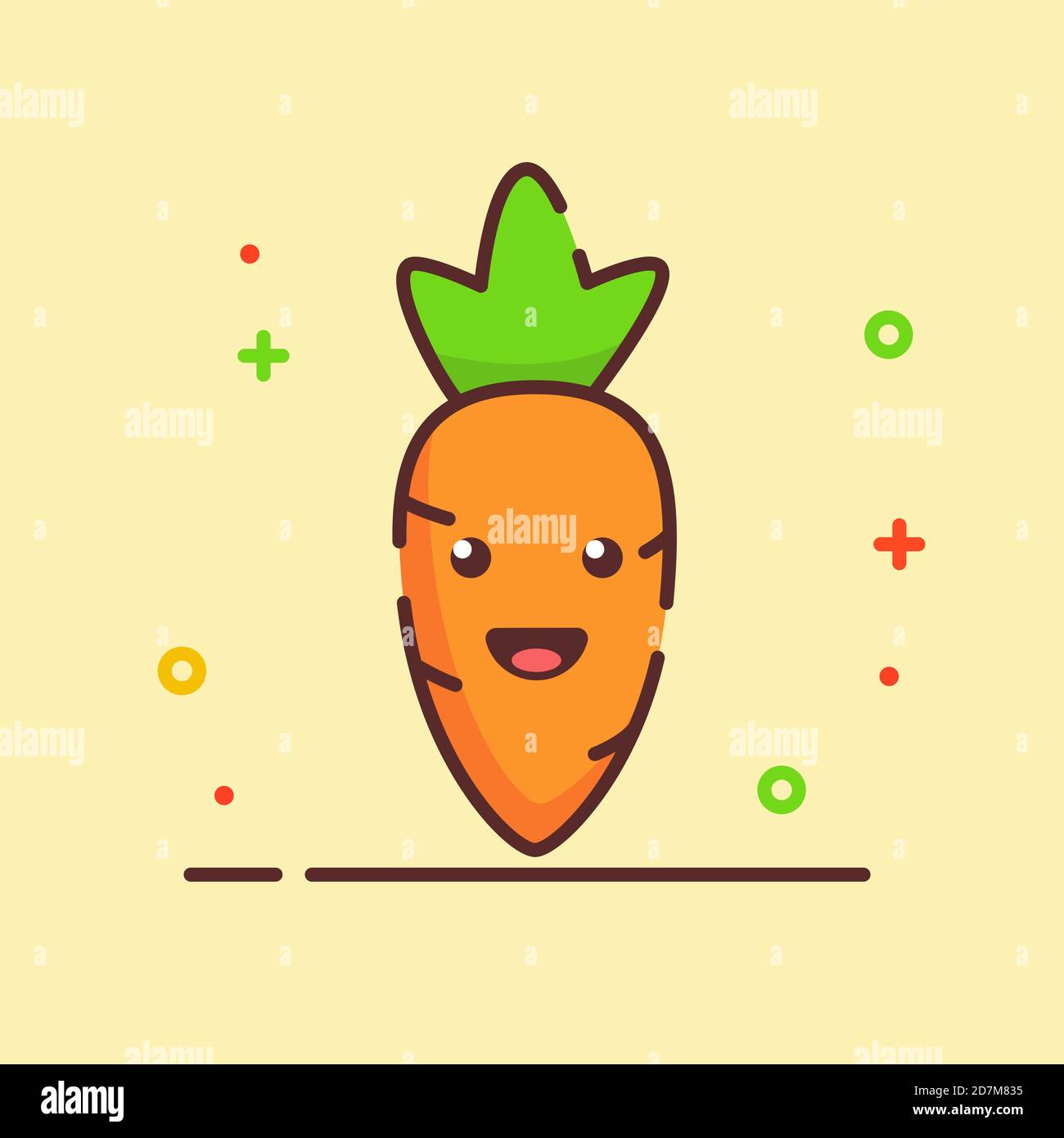 Vegetable Cartoon Outline