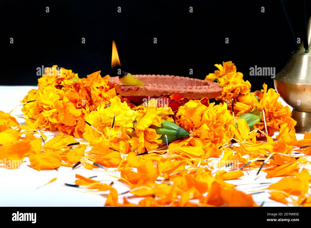 Indian lamp ceremony hi-res stock photography and images - Alamy