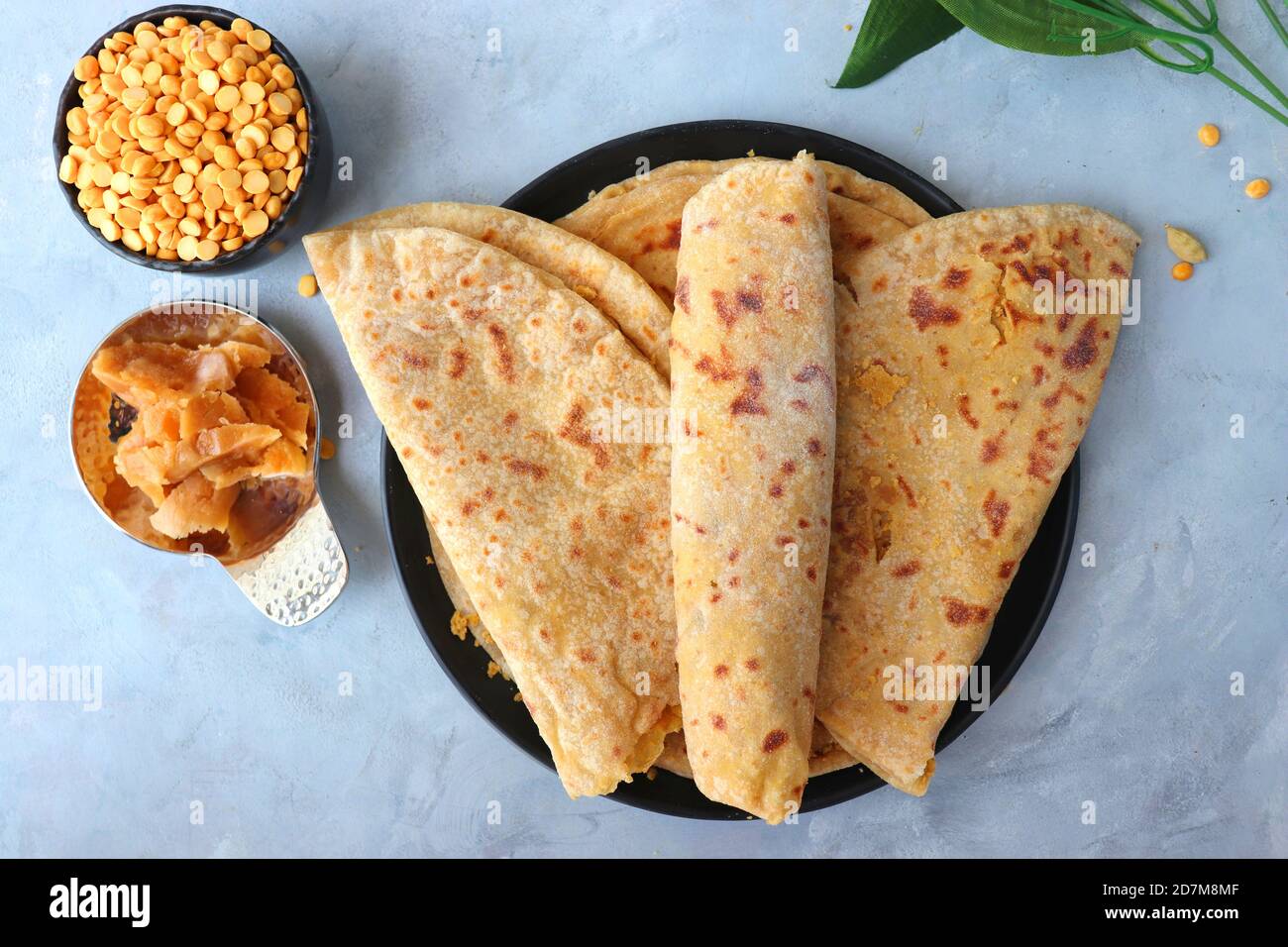 Holi Festival Food - Puran Poli is an Indian sweet flatbread stuffed ...