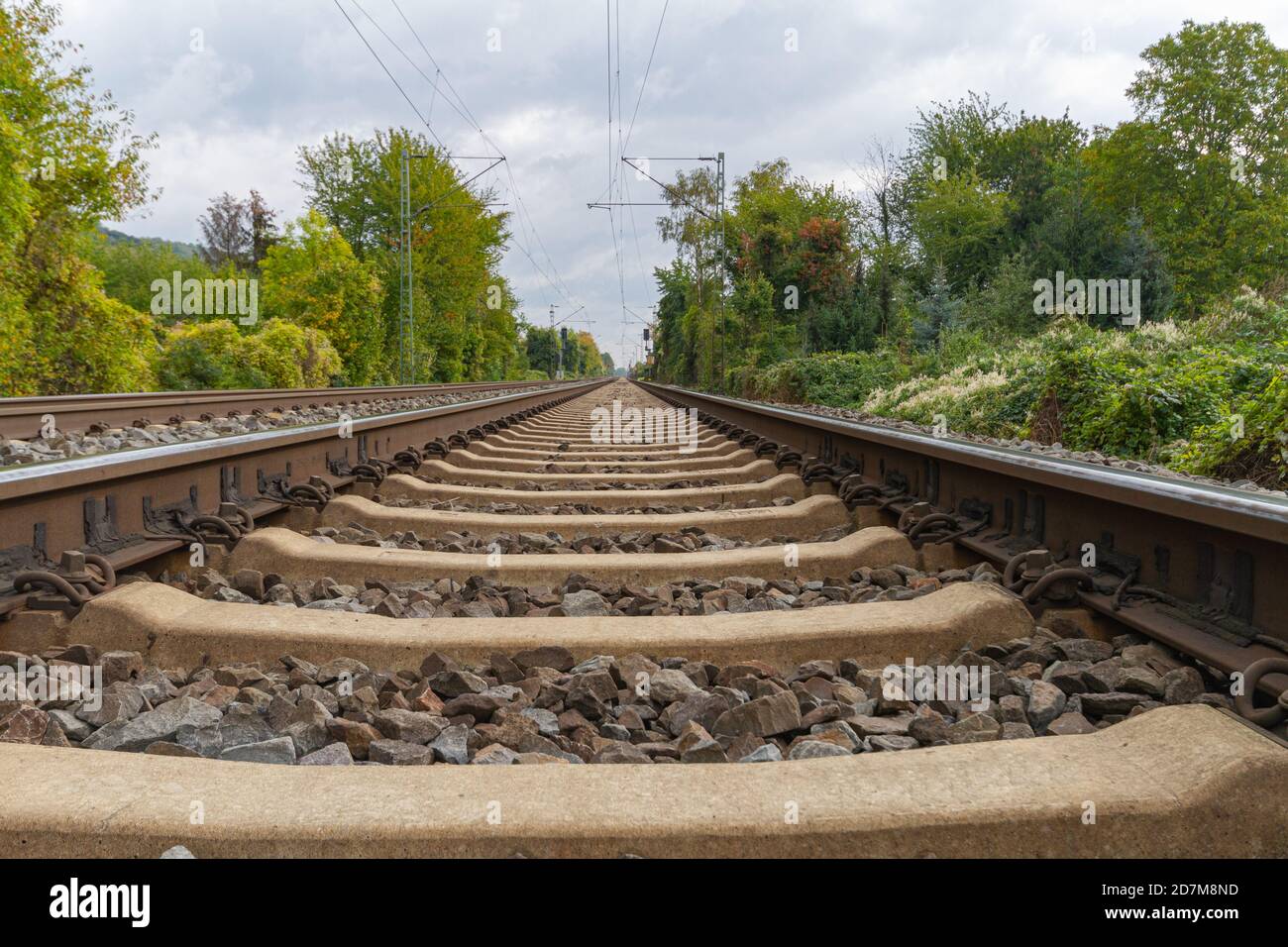 Infinite endless straight railway hi-res stock photography and images ...