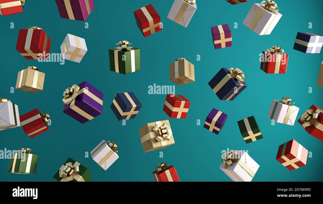 Gifts Background as a Present Wallpaper Abstract Art Stock Photo - Alamy