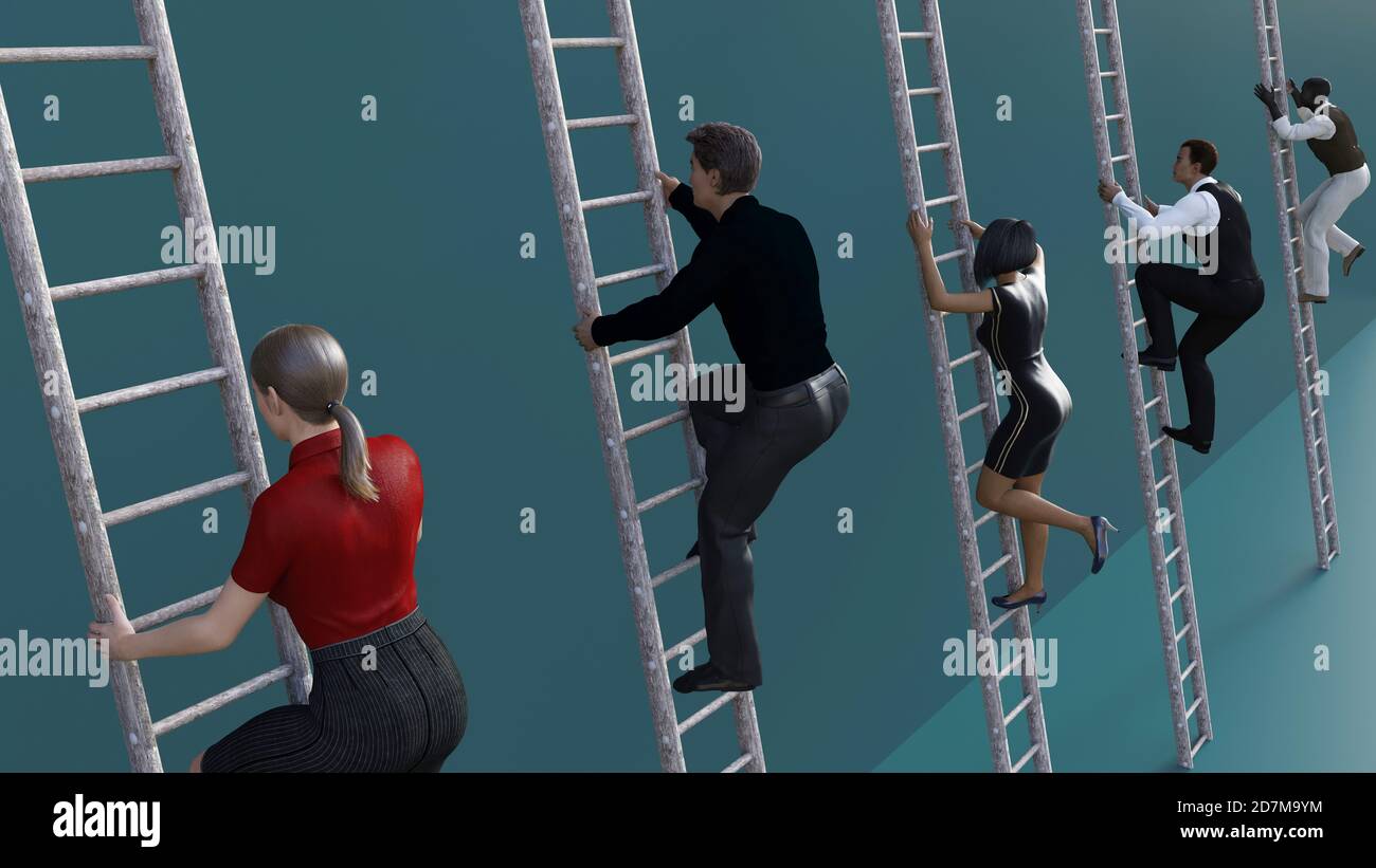 Successful Business Strategy with Performance Competition Concept Stock ...