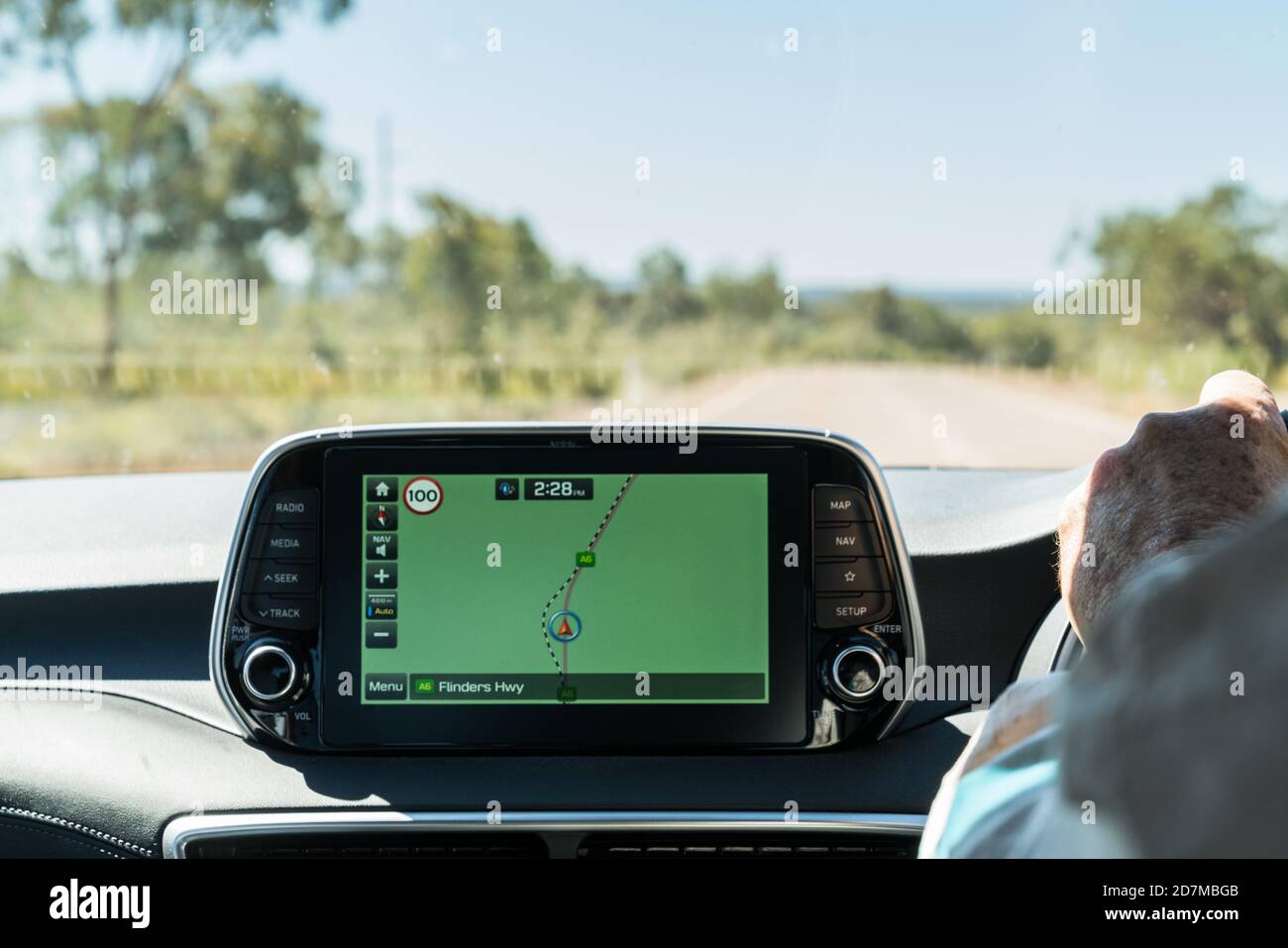 Car driving map hi-res stock photography and images - Alamy
