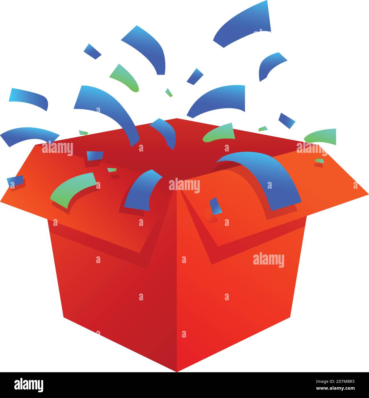 Lovely surprise box icon. Cartoon of lovely surprise box vector icon ...