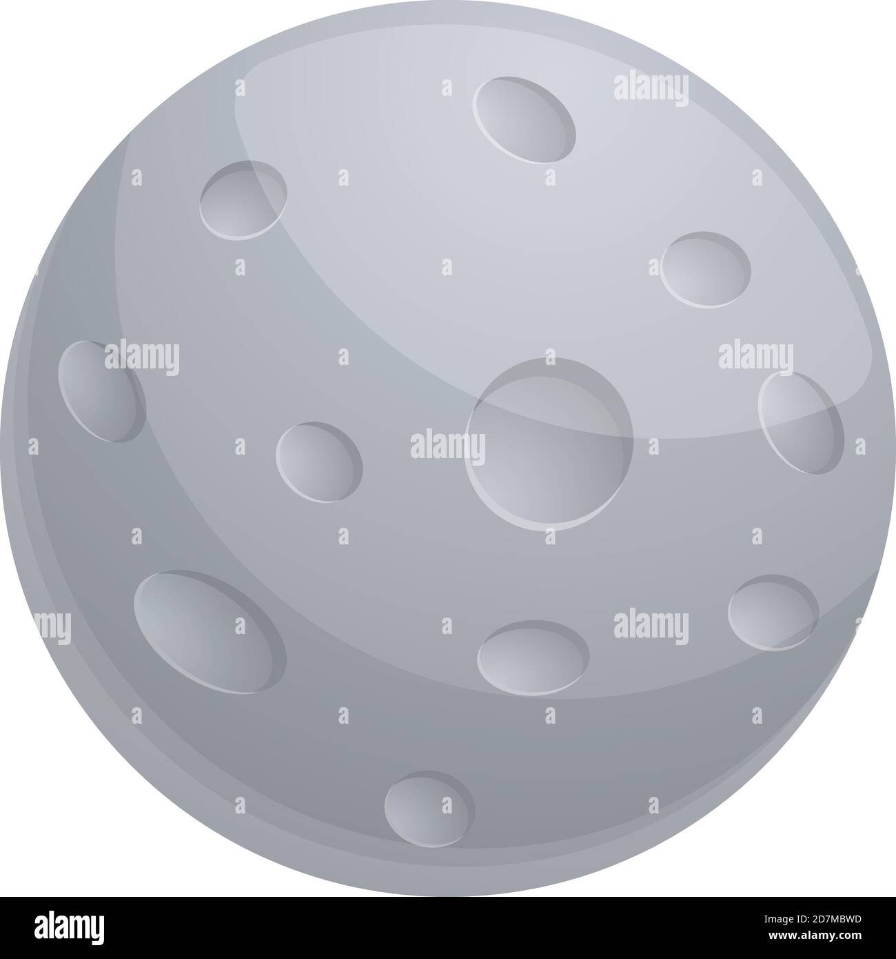 Beautiful moon icon. Cartoon of beautiful moon vector icon for web ...