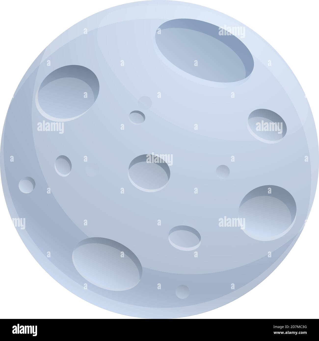 Mystical moon icon. Cartoon of mystical moon vector icon for web design ...