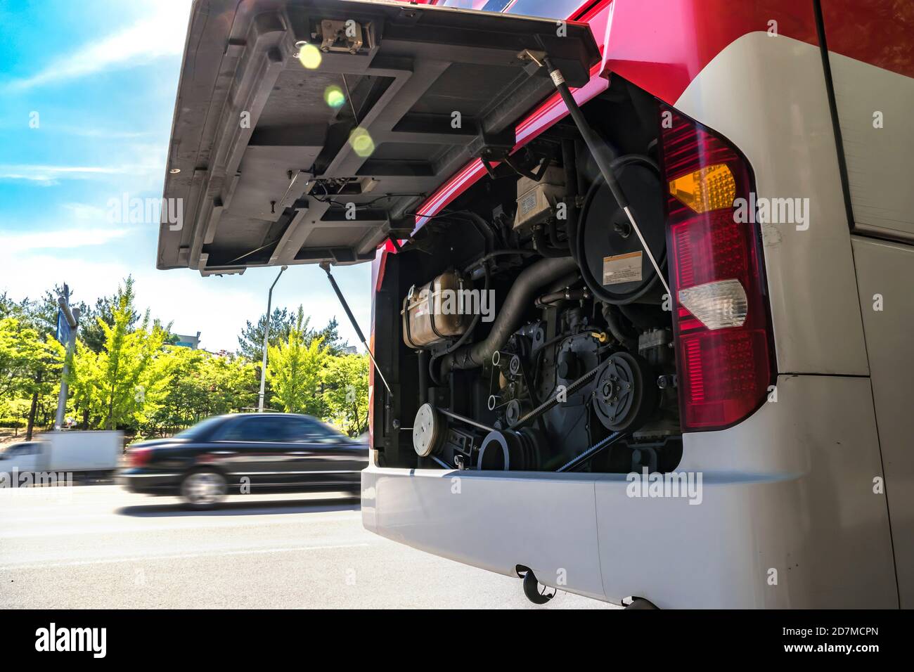 Bus engine hi-res stock photography and images - Alamy