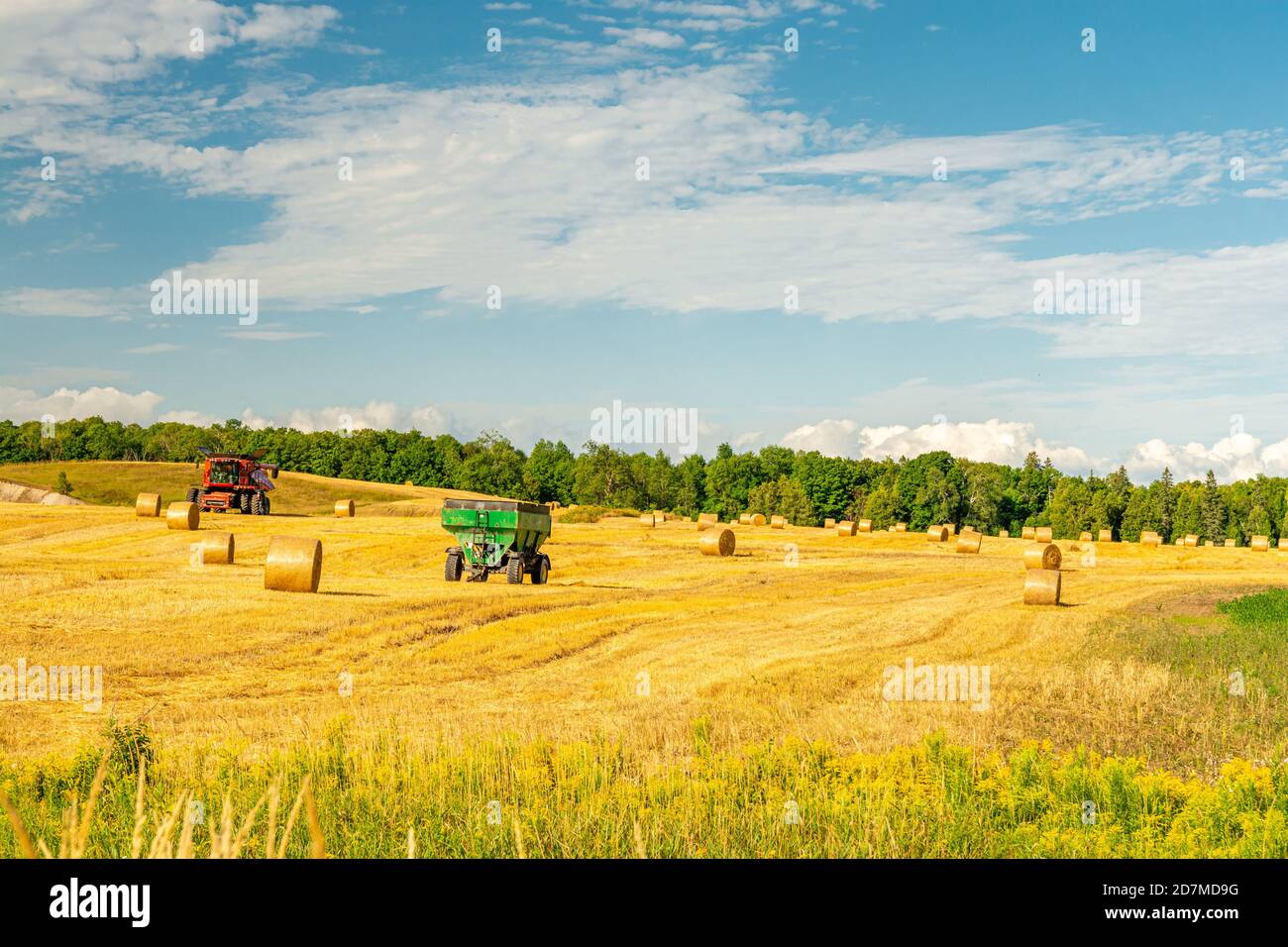 Rural Farm Ontario Canada Stock Photo - Alamy
