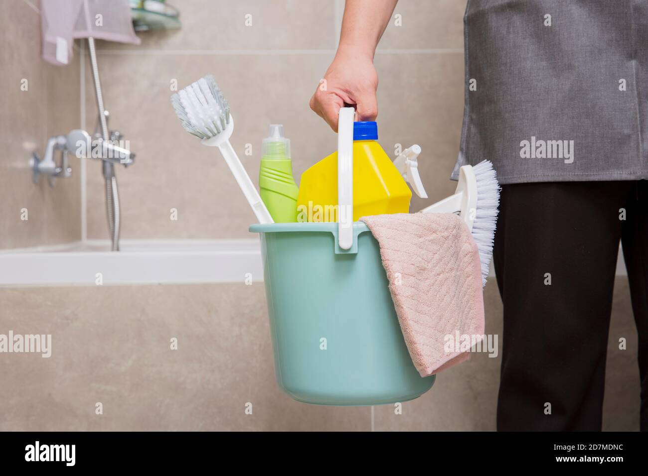 hygiene and cleanliness concept. cleaning home and various cleaning ...