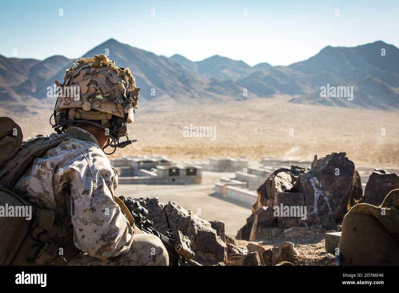 A U.S. Marine with 2nd Battalion, 1st Marine Regiment, 1st Marine ...