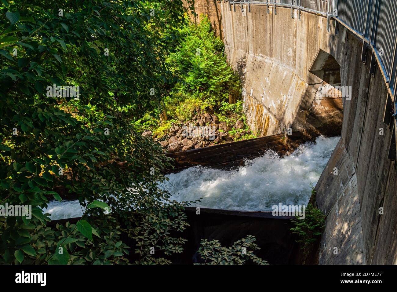 Hawk Lake Log Chute Kennisis Conservation Area Algonquin Highlands ...