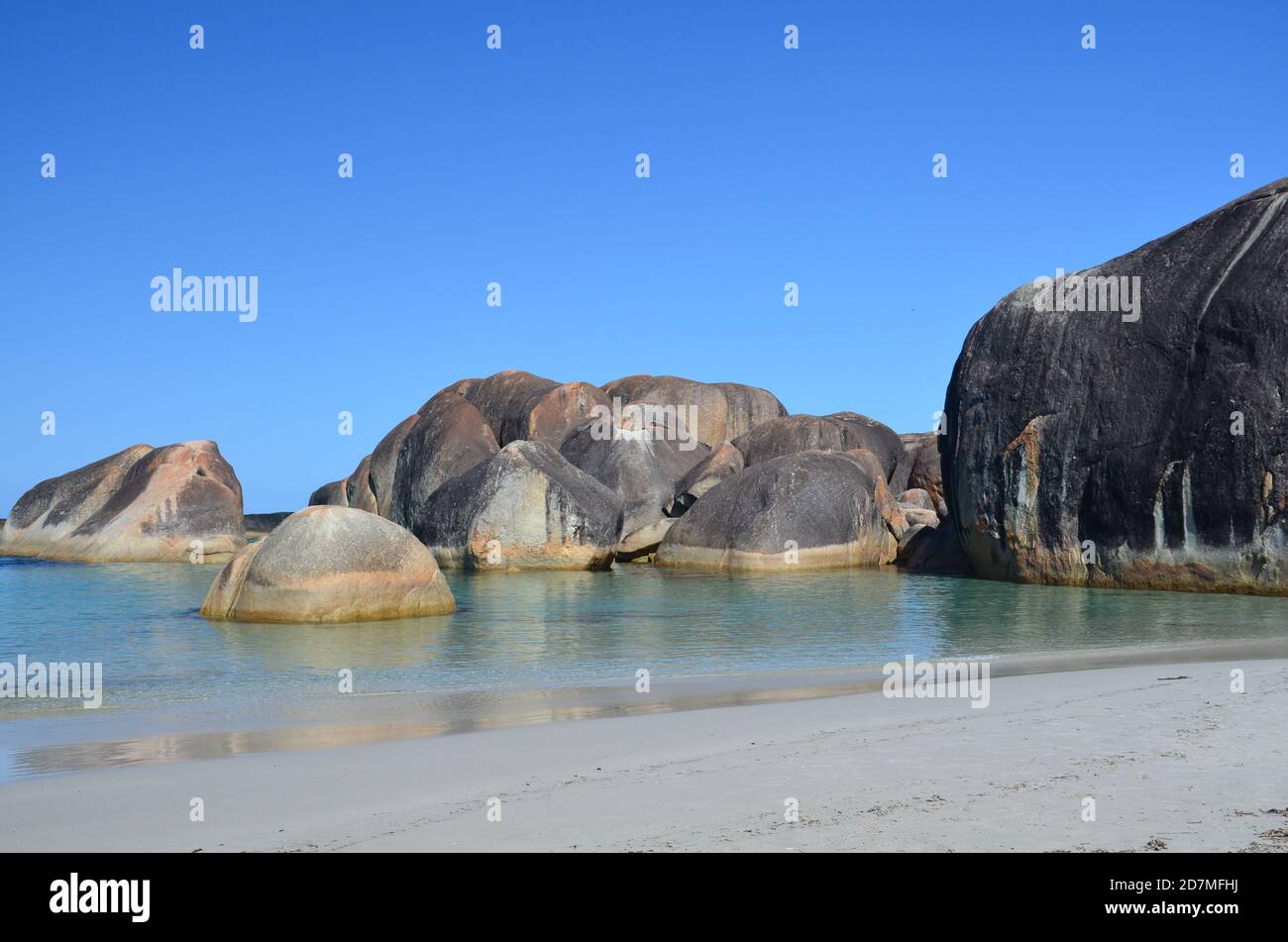 The beautiful beach at Elephant Cove Denmark Western Australia Stock ...