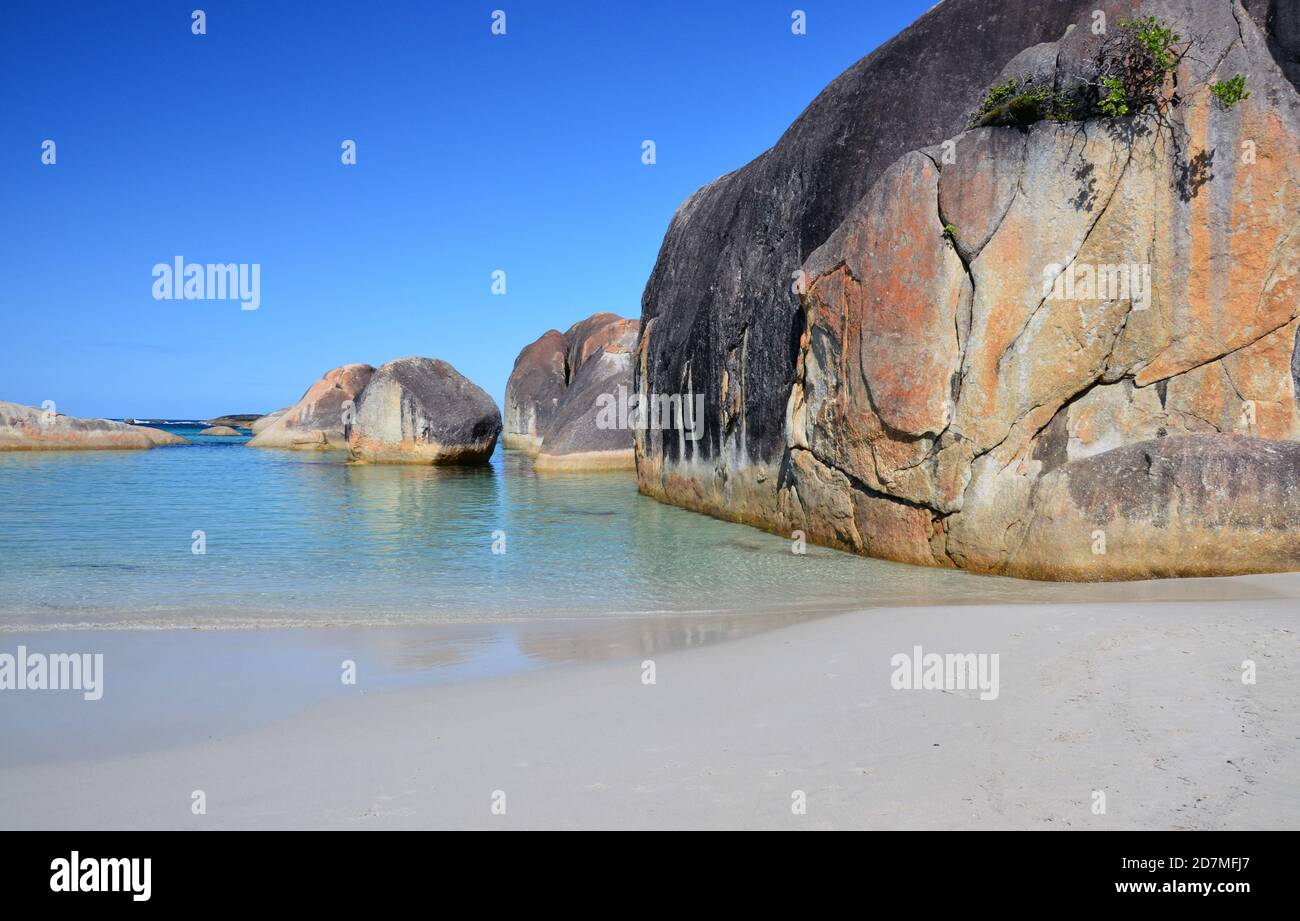 The beautiful beach at Elephant Cove Denmark Western Australia Stock ...