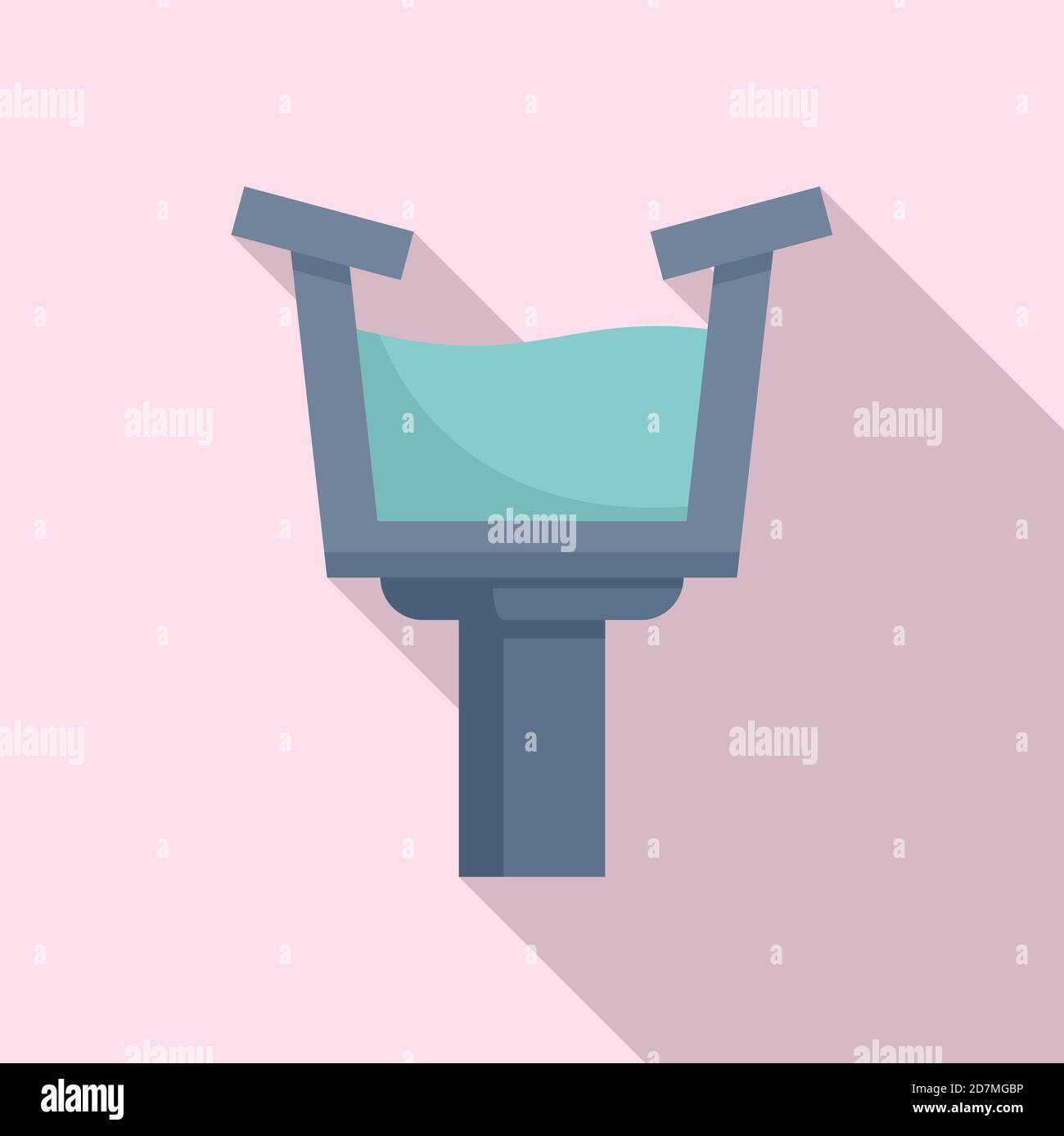 Repair gutter icon. Flat illustration of repair gutter vector icon for ...