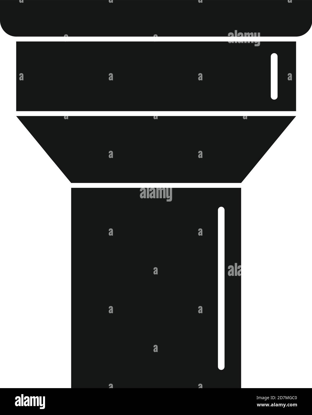 Gutter Icon Simple Illustration Of Gutter Vector Icon For Web Design Isolated On White