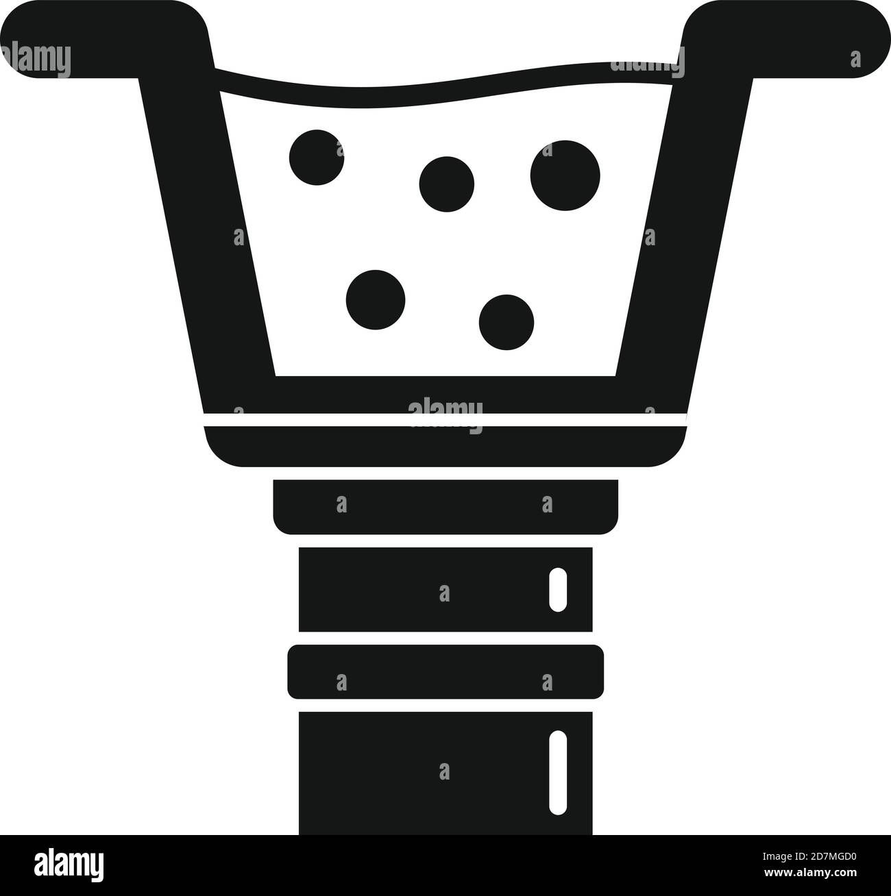 Architecture gutter icon. Simple illustration of architecture gutter ...