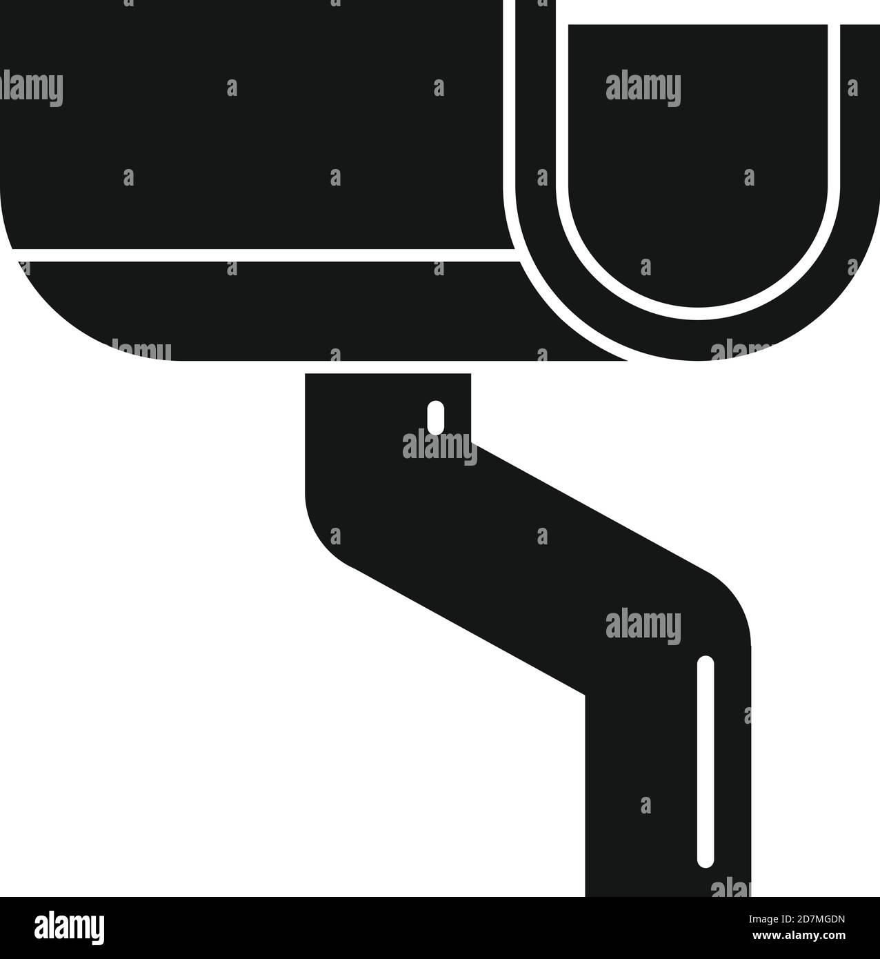 Chute Gutter Icon Simple Illustration Of Chute Gutter Vector Icon For Web Design Isolated On