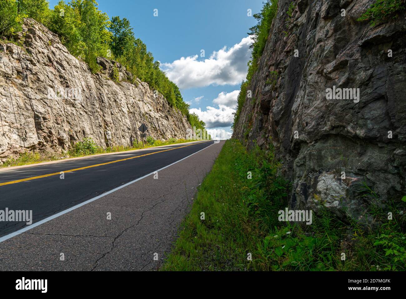 Highway through Minden Hills Ontario Canada Stock Photo - Alamy