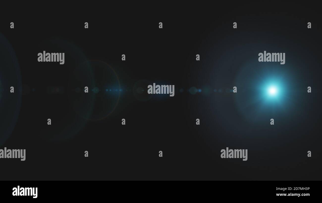 Light lens flare effect Stock Photo - Alamy