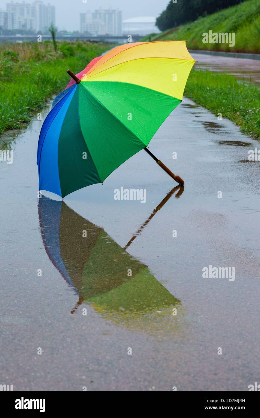 Rainy season city landscape 036 Stock Photo - Alamy