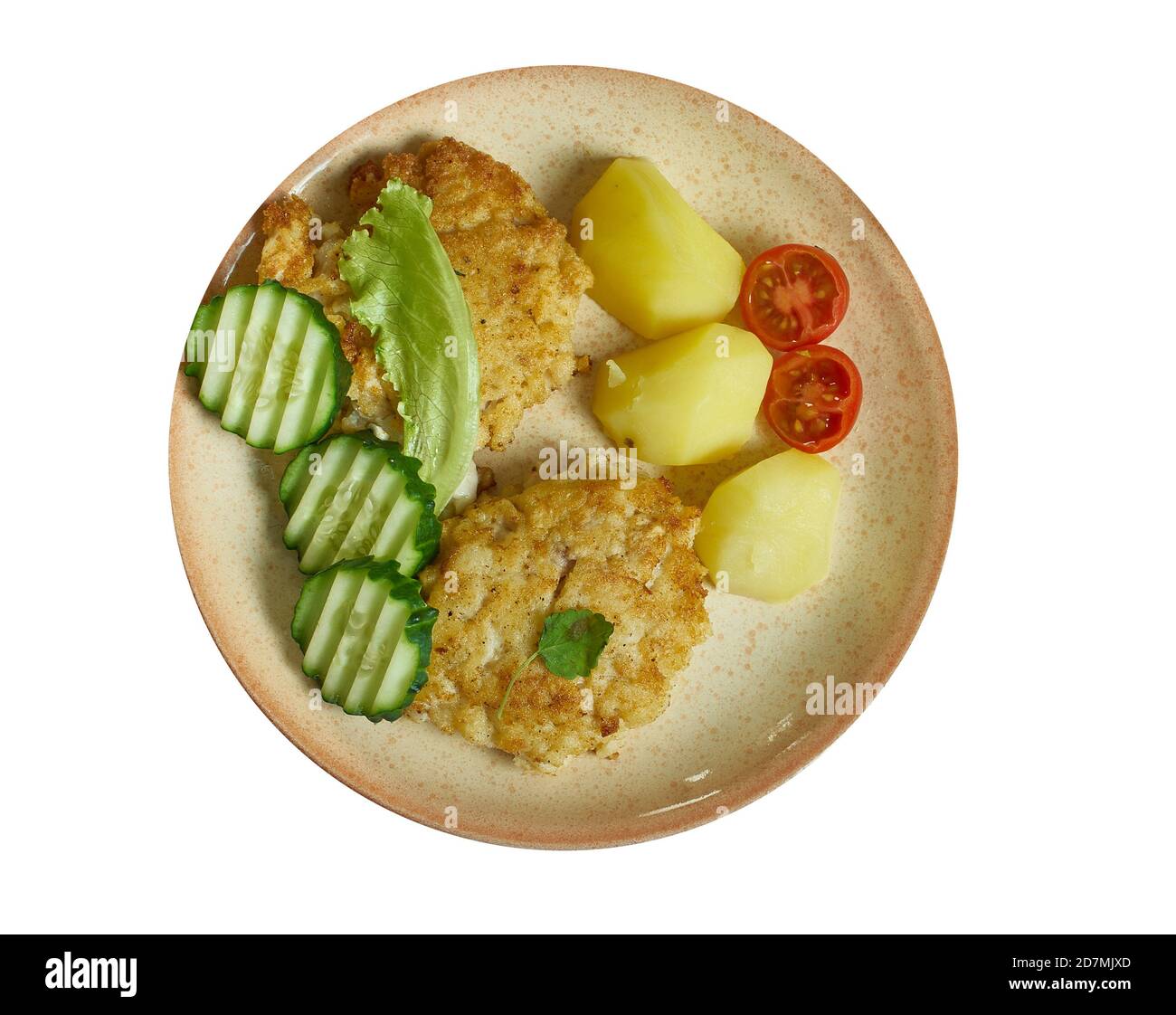 Danish Fiskefrikadeller, fishcake - culinary dish consisting of ...