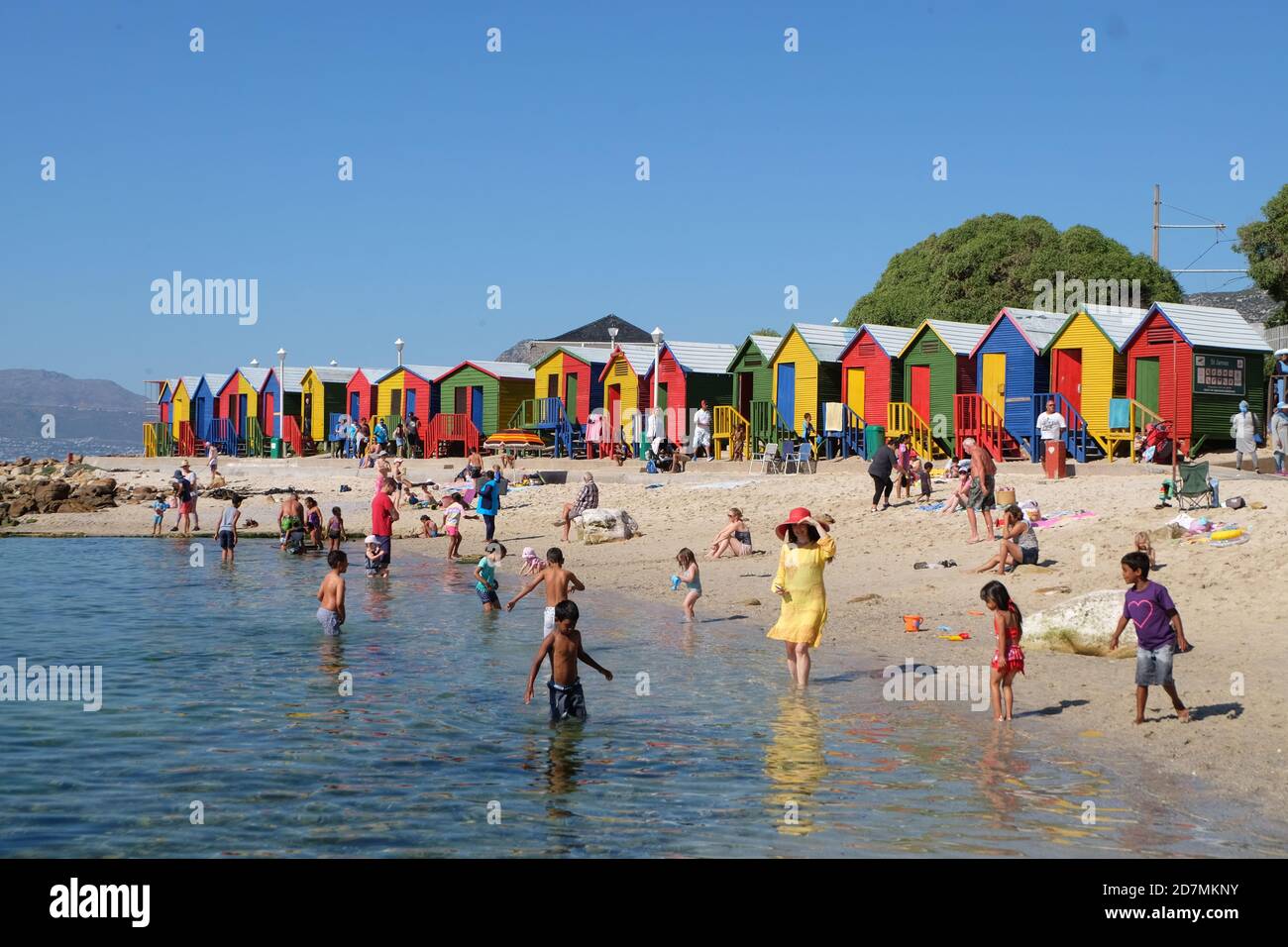 Muizenberg bathing huts hi-res stock photography and images - Alamy