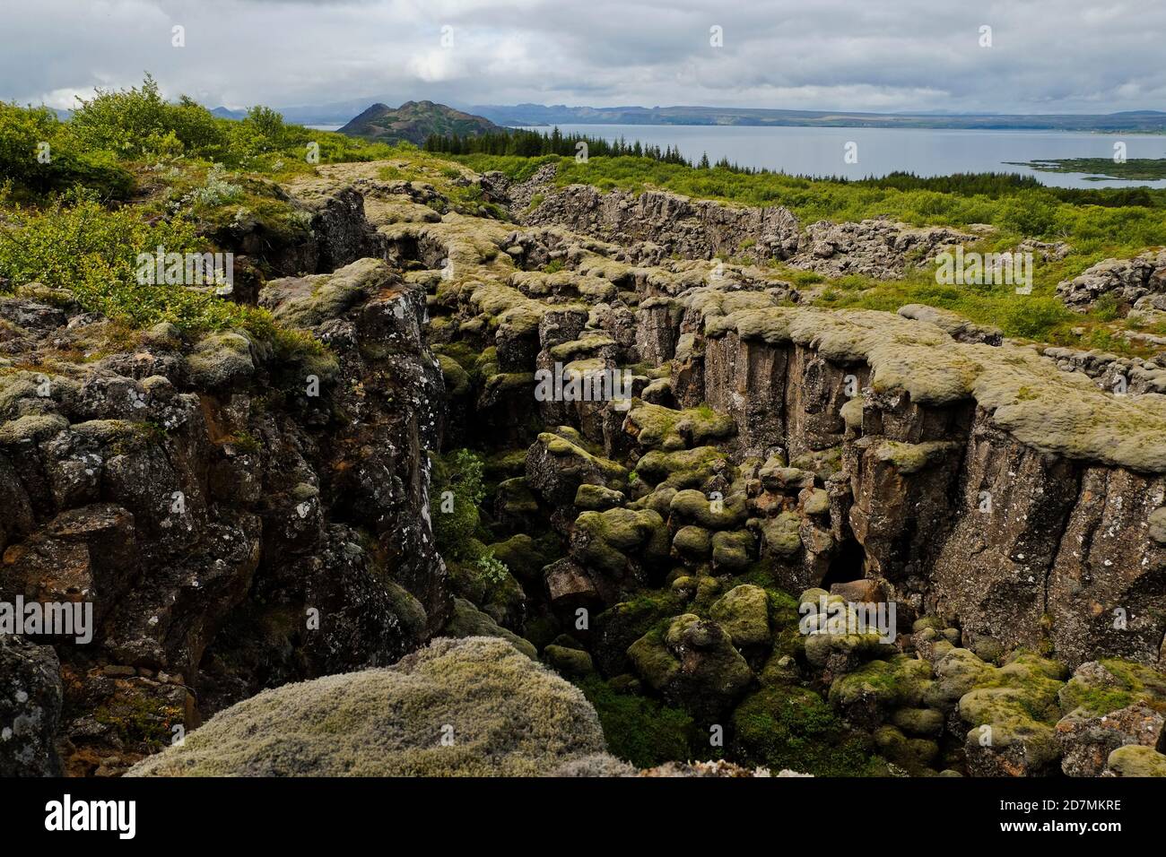 Lava formation, canyon in Iceland, golden circle trip Stock Photo - Alamy