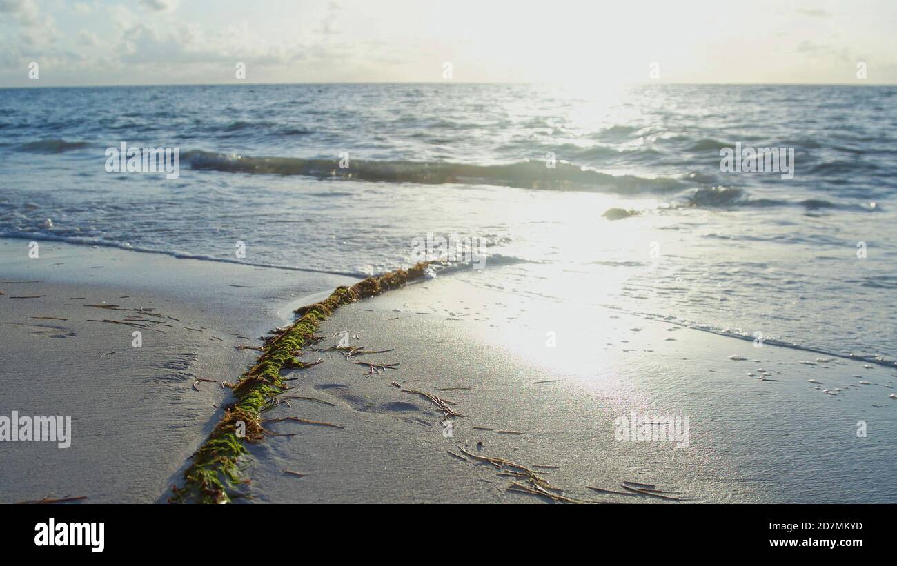 A rope disappearing into the sea Stock Photo - Alamy