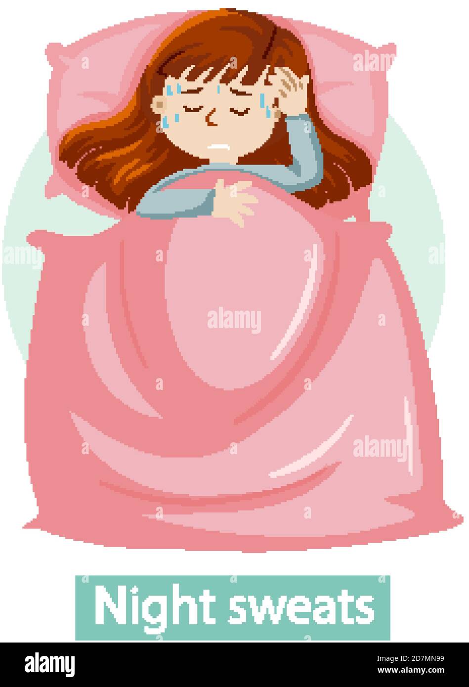 Night sweats Stock Vector Images - Alamy