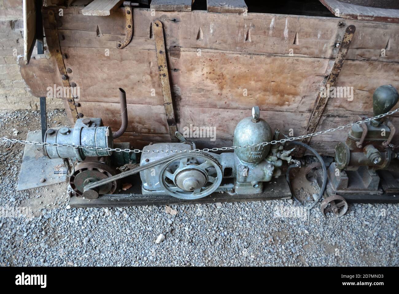Agricultural museum with old tools used in agriculture in the last ...