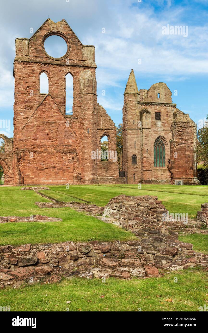 Arbroath Abbey, in the Scottish town of Arbroath, was founded in 1178 ...
