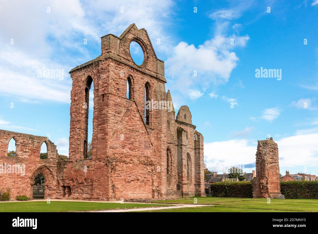 Arbroath Abbey, in the Scottish town of Arbroath, was founded in 1178 ...