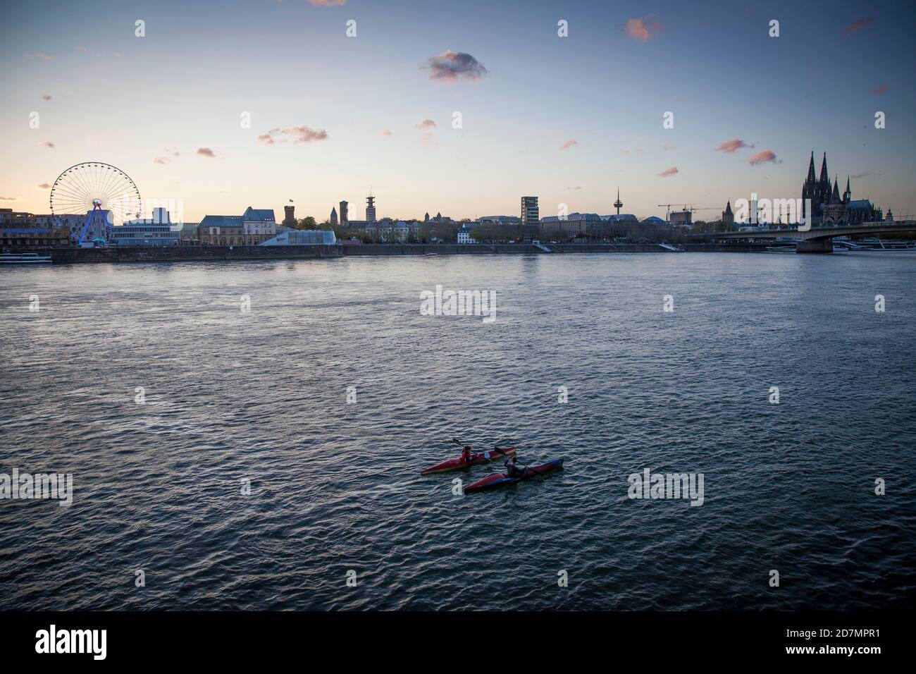 Europa Rad, 55 meters high ferris wheel in the Rheinau harbor at the ...
