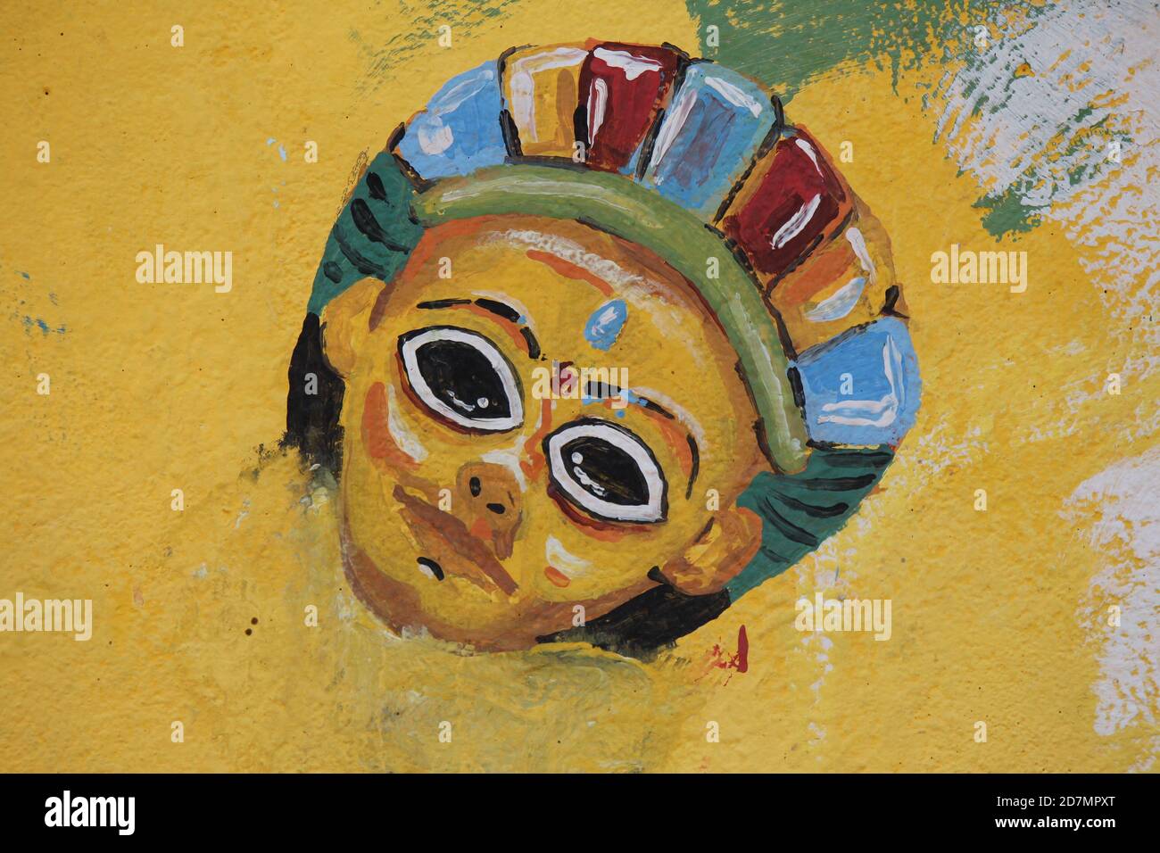 Wall painting in nepal hi-res stock photography and images - Alamy