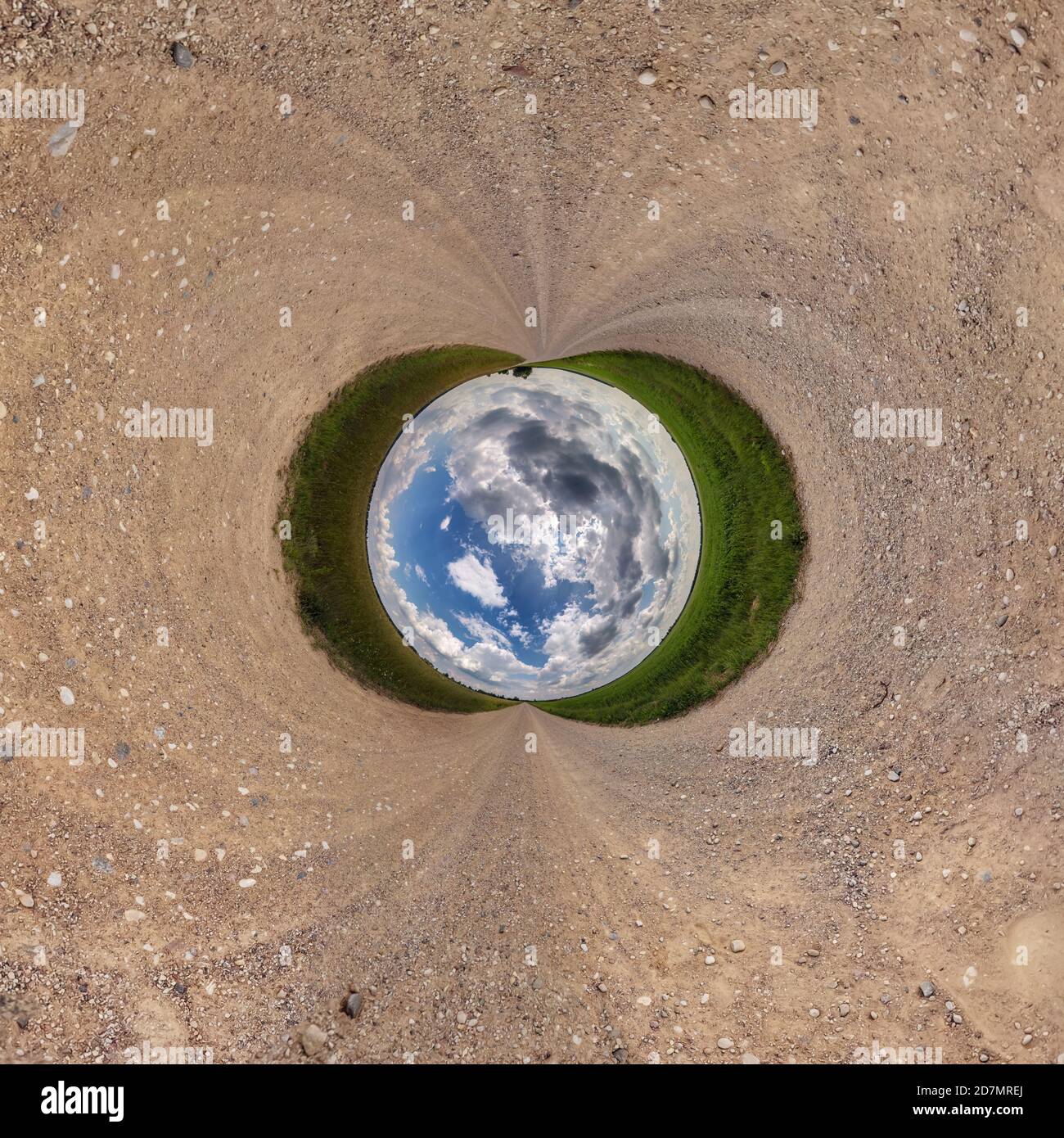 Inversion of blue little planet transformation of spherical panorama ...