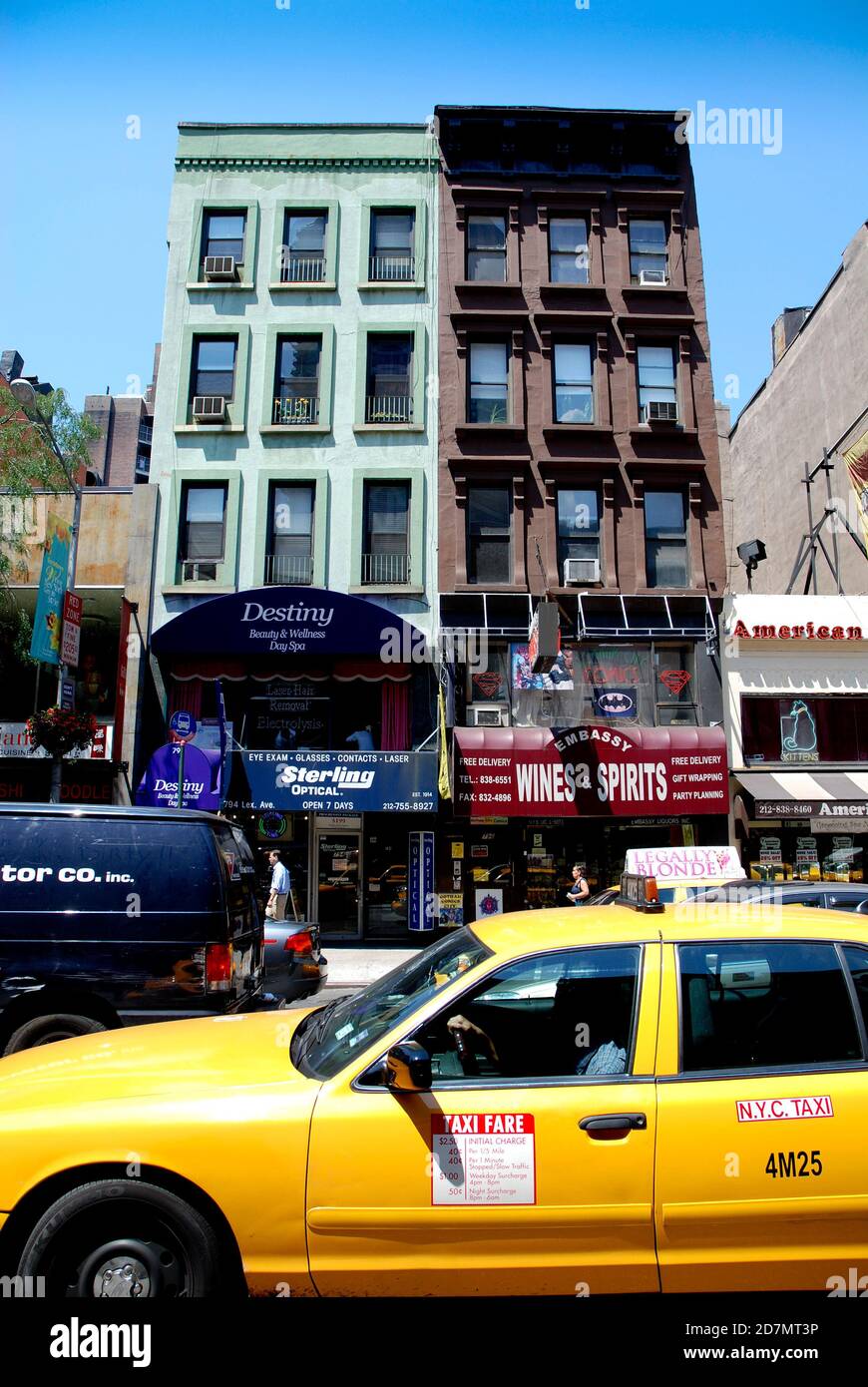 8th Ave, New York City, U.S.A Stock Photo - Alamy