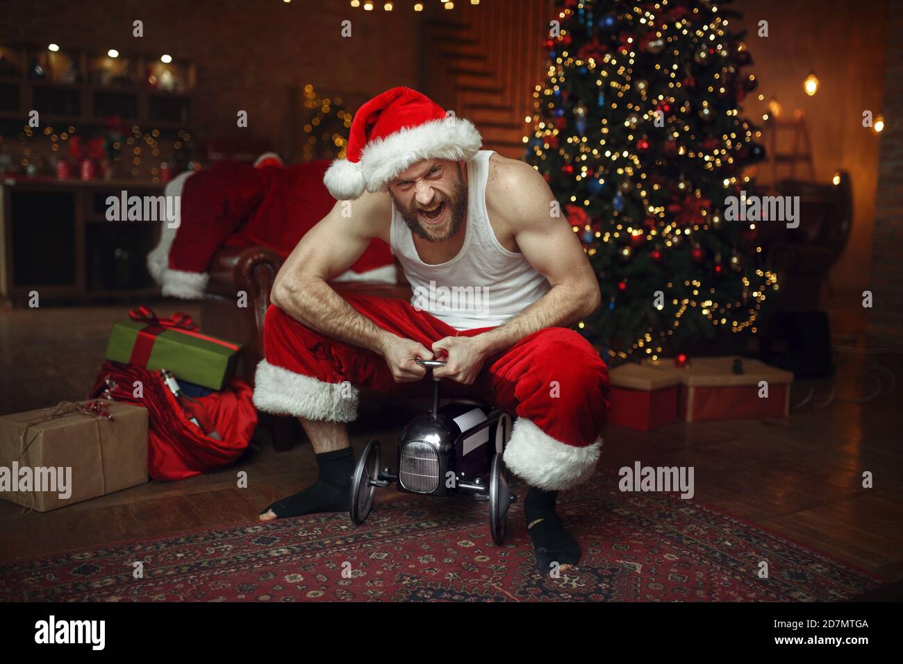 Drunk santa toy hi-res stock photography and images - Alamy